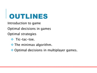 Adversarial search | PPTX