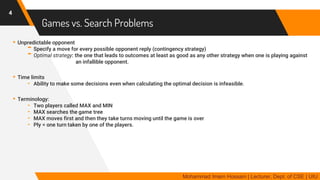 AI 6 | Adversarial Search | PDF
