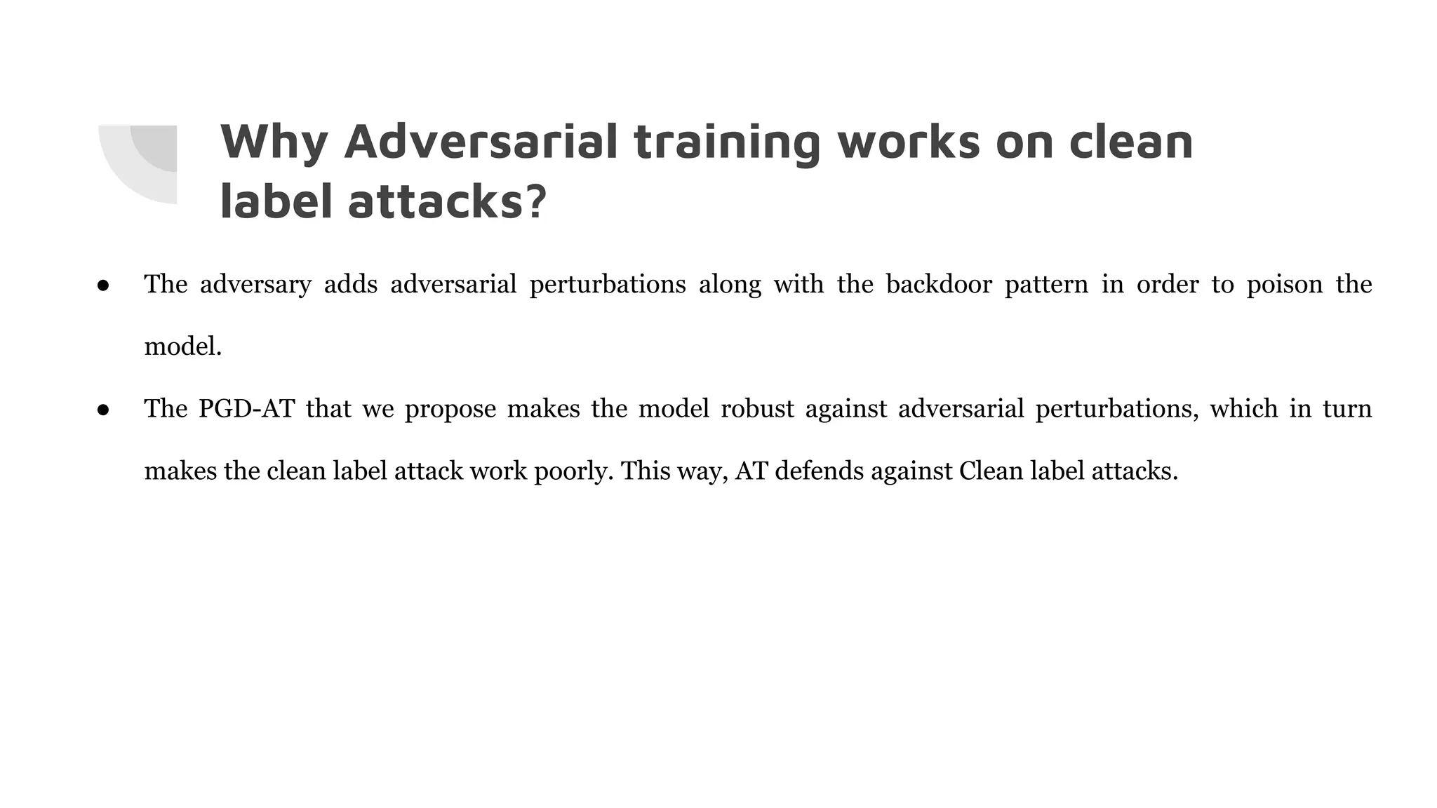 Adversarial Training is all you Need.pptx | Information and Network Security | Computing