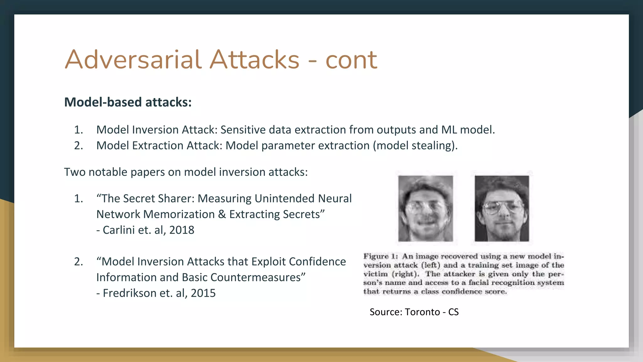 Adversarial Attacks and Defense | PPTX
