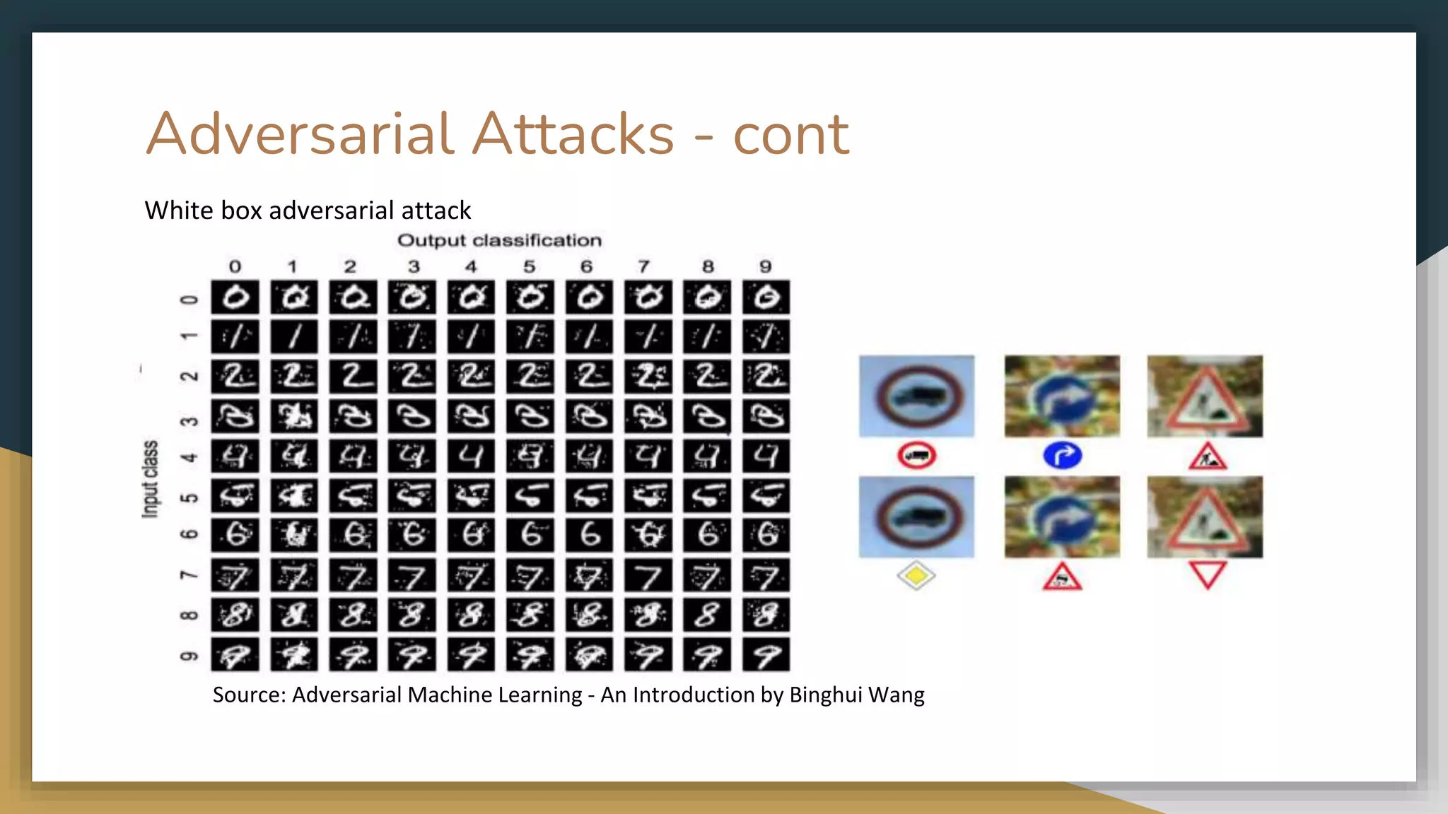 Adversarial Attacks and Defense | PPTX | Artificial Intelligence ...