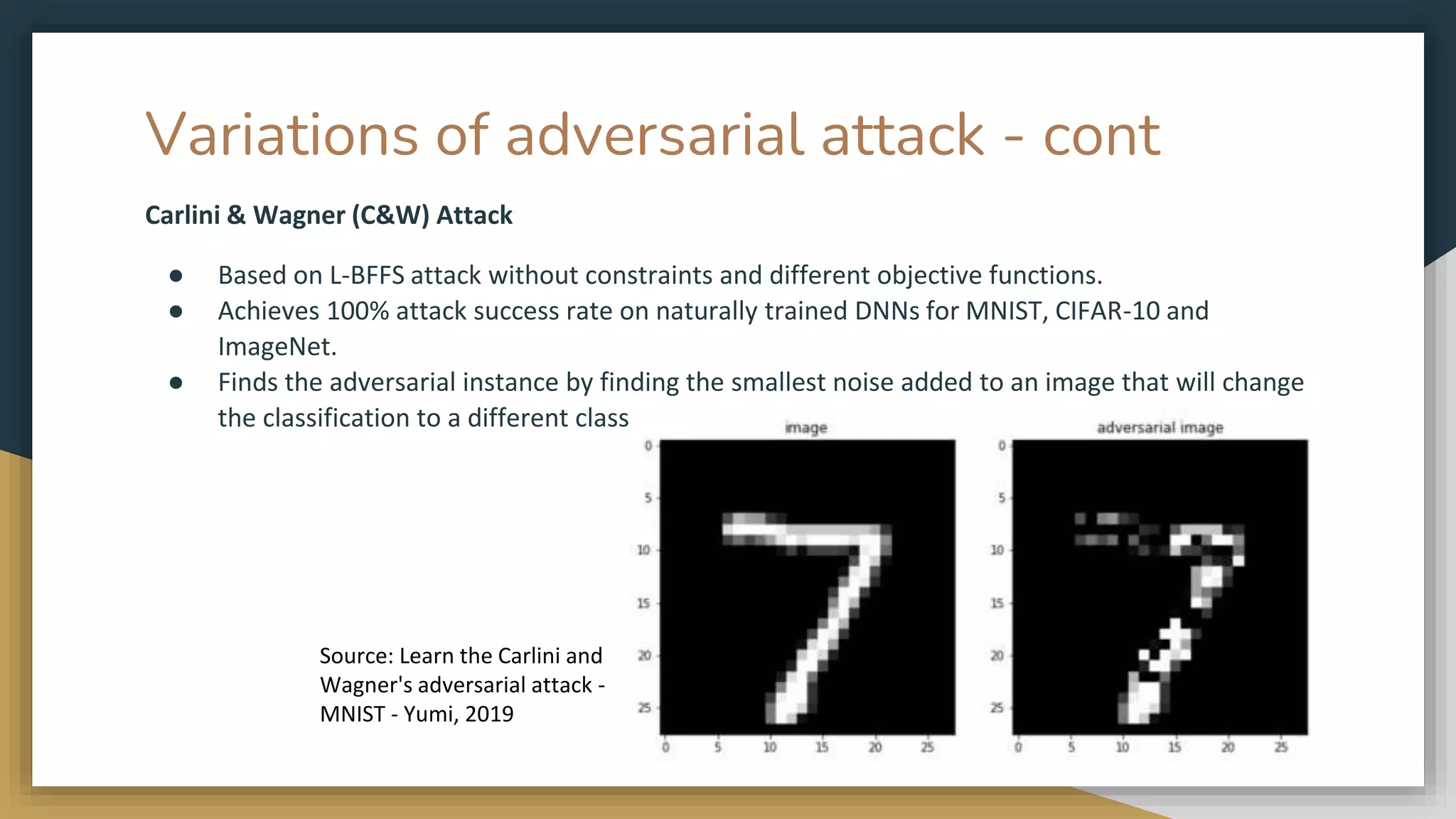 Adversarial Attacks and Defense | PPTX