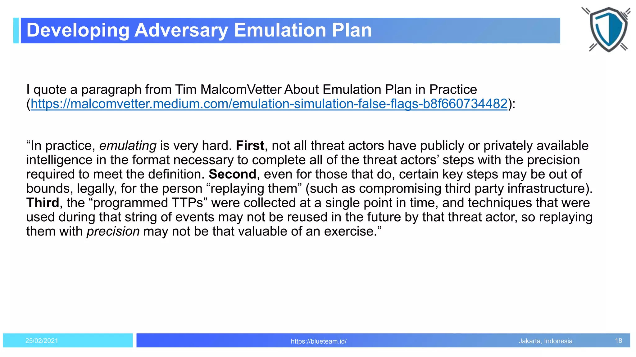 Adversary Emulation And Its Importance For Improving Security Posture In Organization Ppt