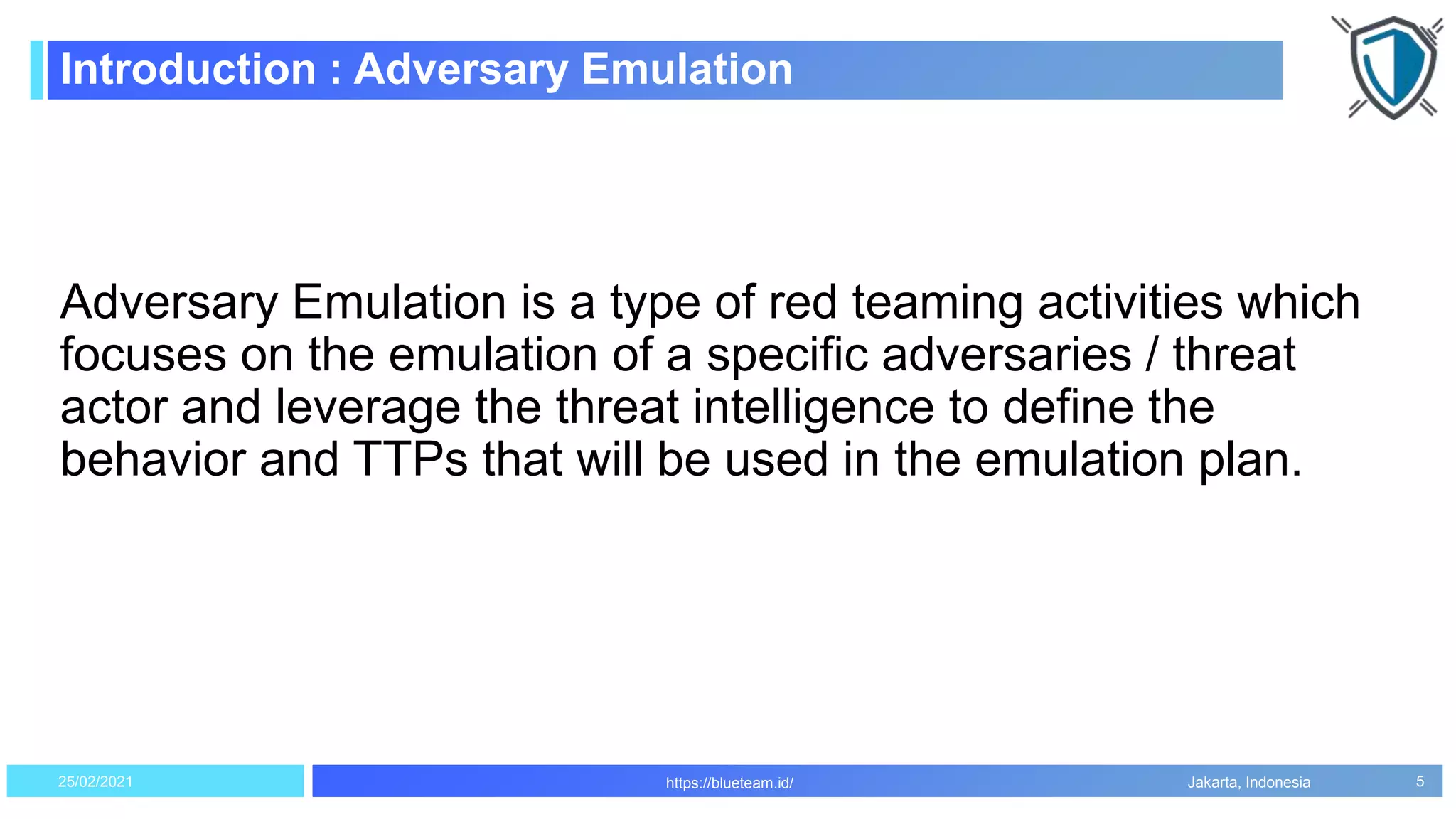 Adversary Emulation And Its Importance For Improving Security Posture In Organization Ppt