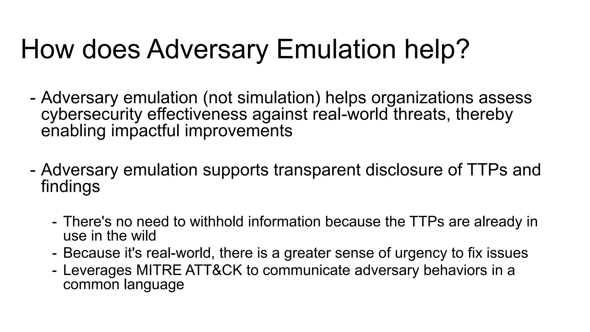 Adversary Emulation Workshop | PDF