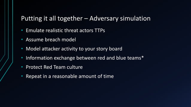 Adversary simulation | PPT