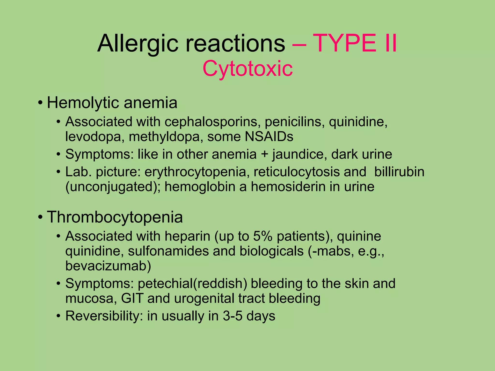 Adverse and toxic drug reactions | PPT
