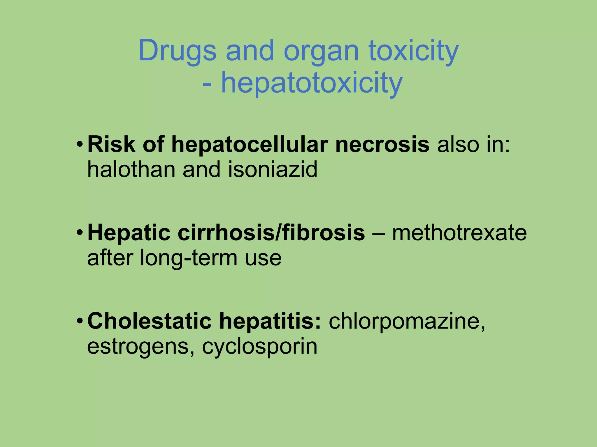 Adverse and toxic drug reactions | PPT