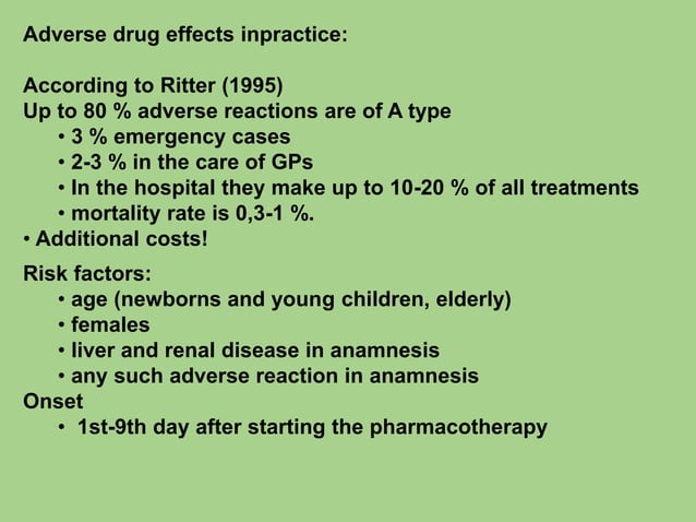 Adverse and toxic drug reactions | PPT