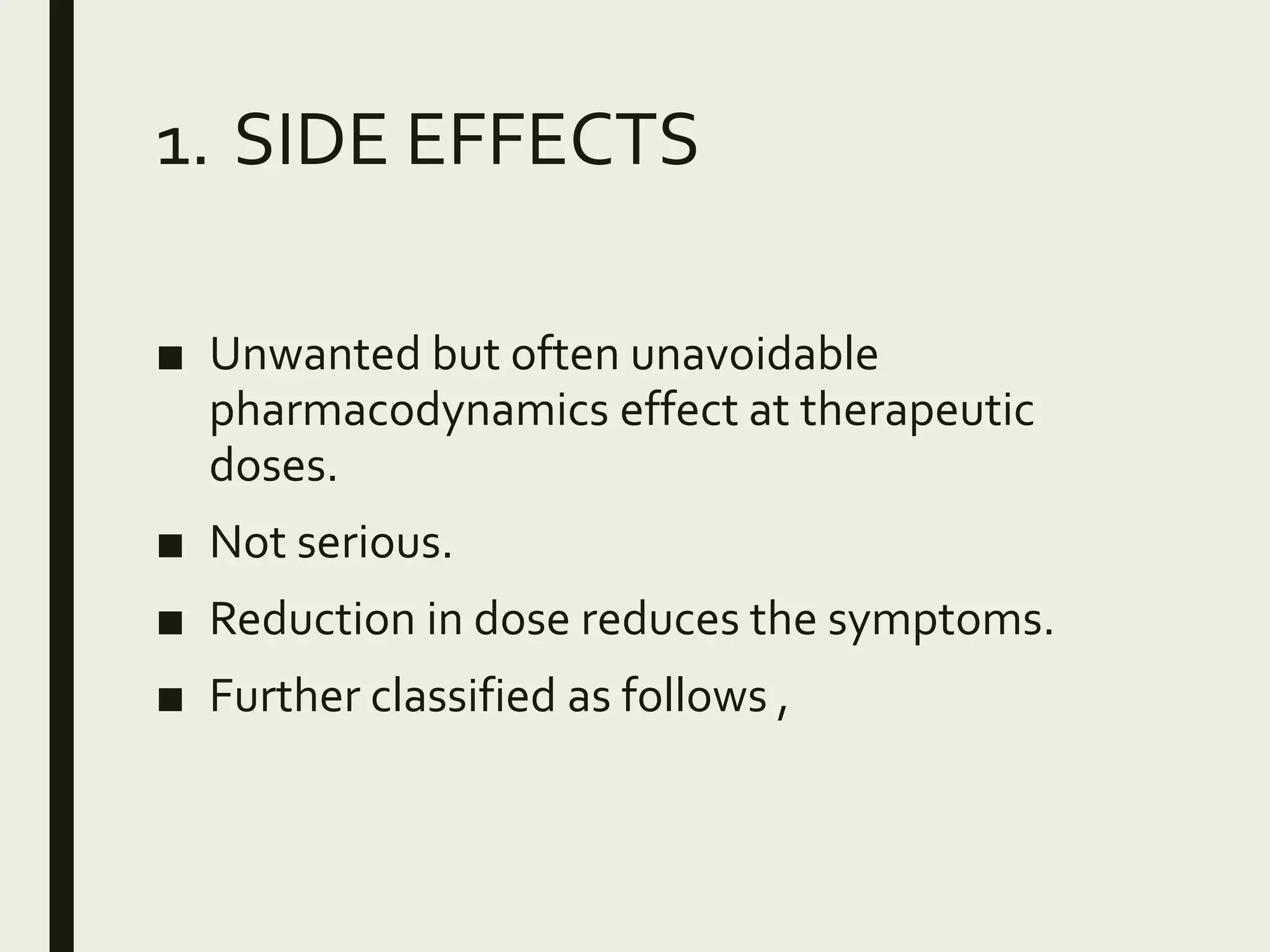 Adverse drug effects | PPTX