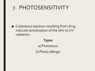 Adverse drug effects | PPTX