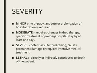 Adverse drug effects | PPTX | Pharmaceutical Drugs | Medical Health