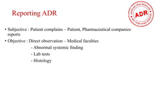 Adverse drug monitoring | PPTX