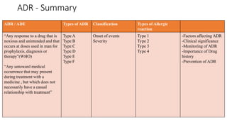 Adverse drug monitoring | PPTX