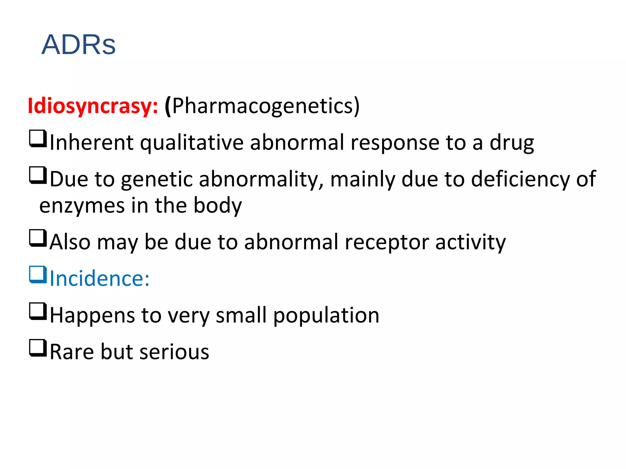 Adverse drug reaction | PPT