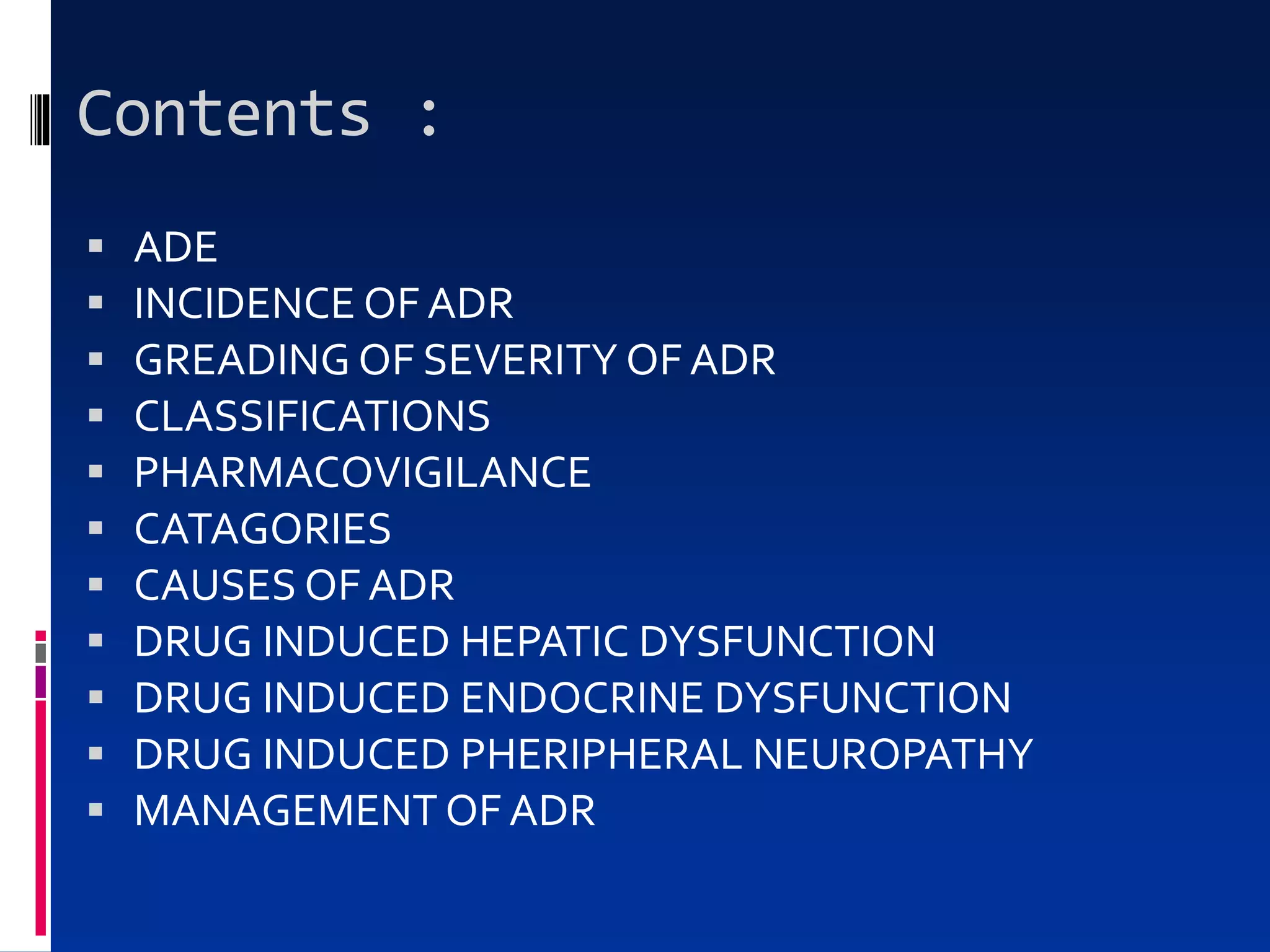 Adverse drug reaction ppt | PPTX