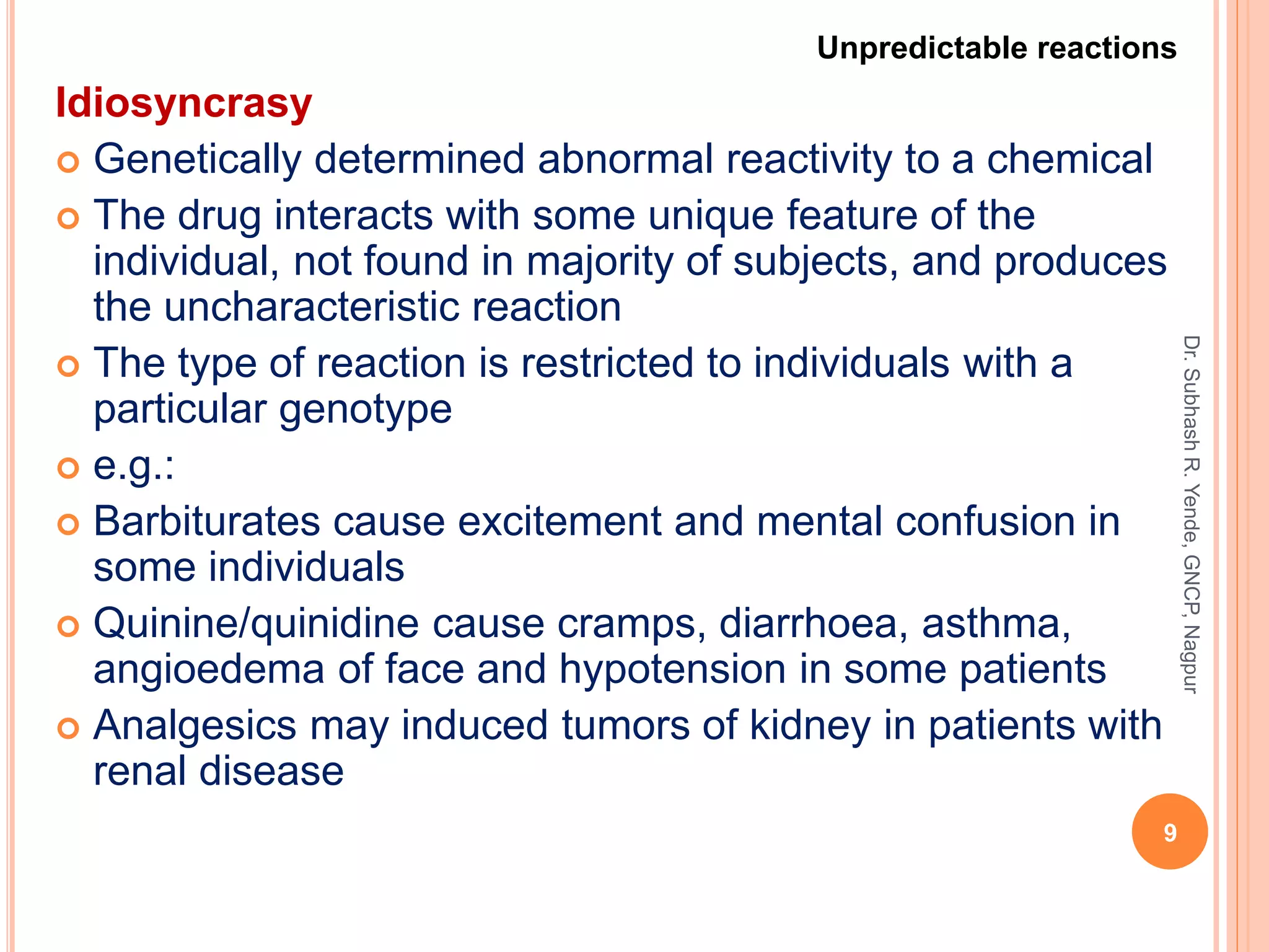 Adverse drug reaction | PPTX