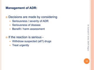 Adverse drug reaction | PPTX