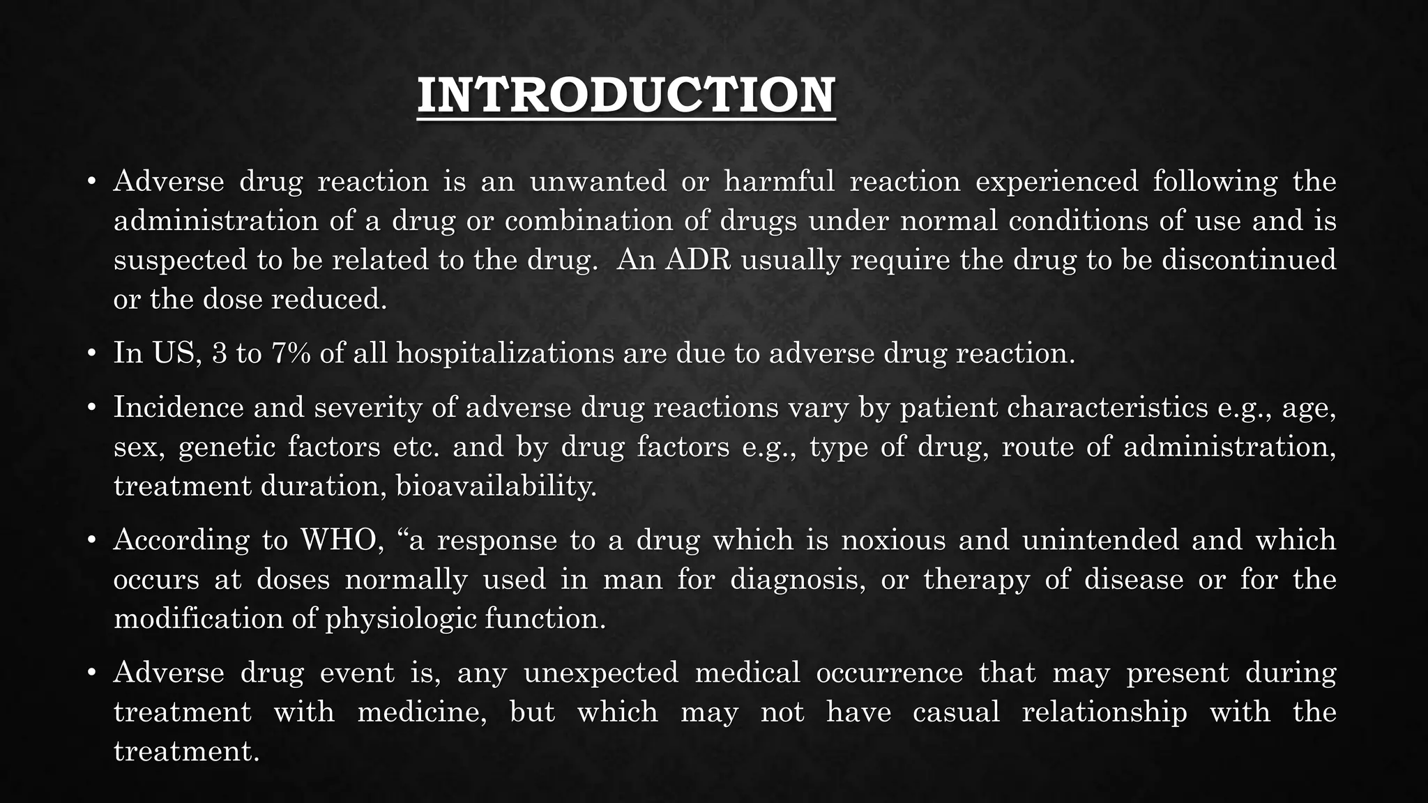 Adverse drug reaction | PPT
