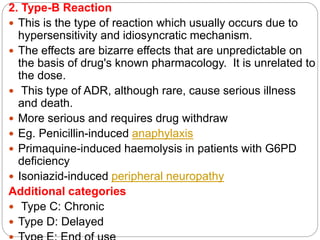 Adverse Drug Reaction.pptx | Allergies | Diseases and Conditions
