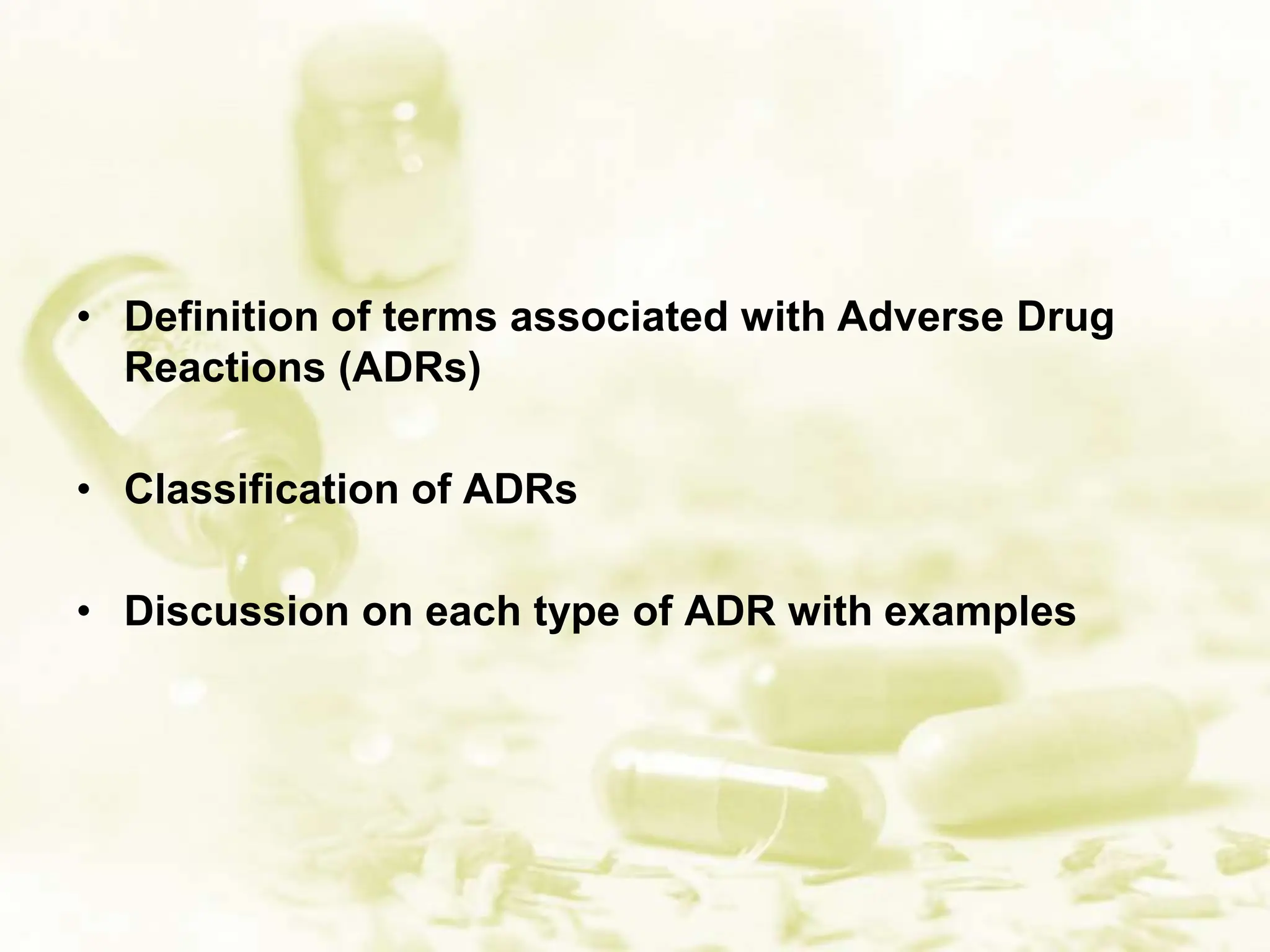adverse drug reactions and adrs monitoring | PPTX