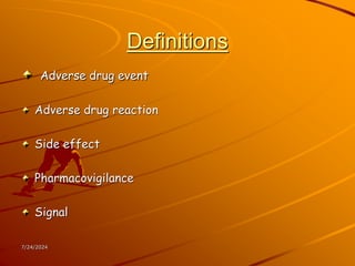 Adverse drug reactions with common terminology | PPT