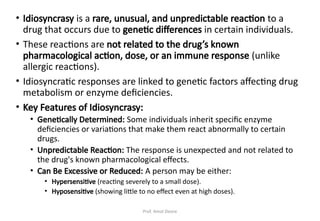 Adverse Drug Reactions in Pharmacotherapeutics | PPTX