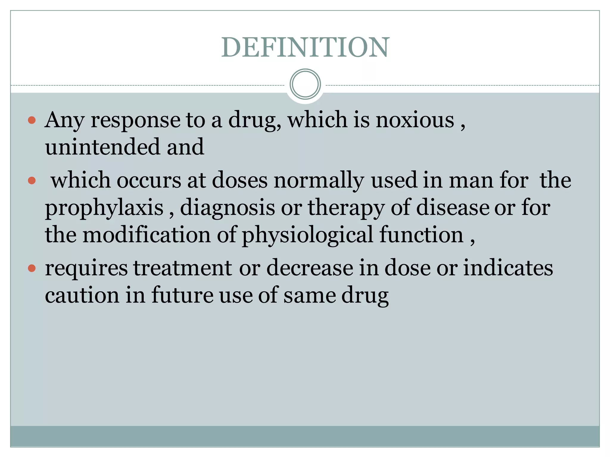 ADVERSE DRUG REACTION PHARMACOLOGY | PDF