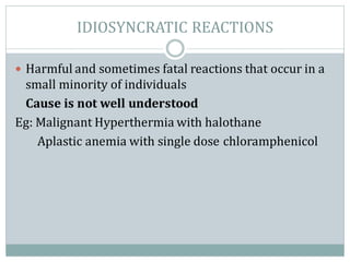 ADVERSE DRUG REACTION PHARMACOLOGY | PDF