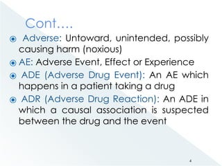 Adverse Drug reaction (1).pptx | Substance Abuse | Diseases and Conditions