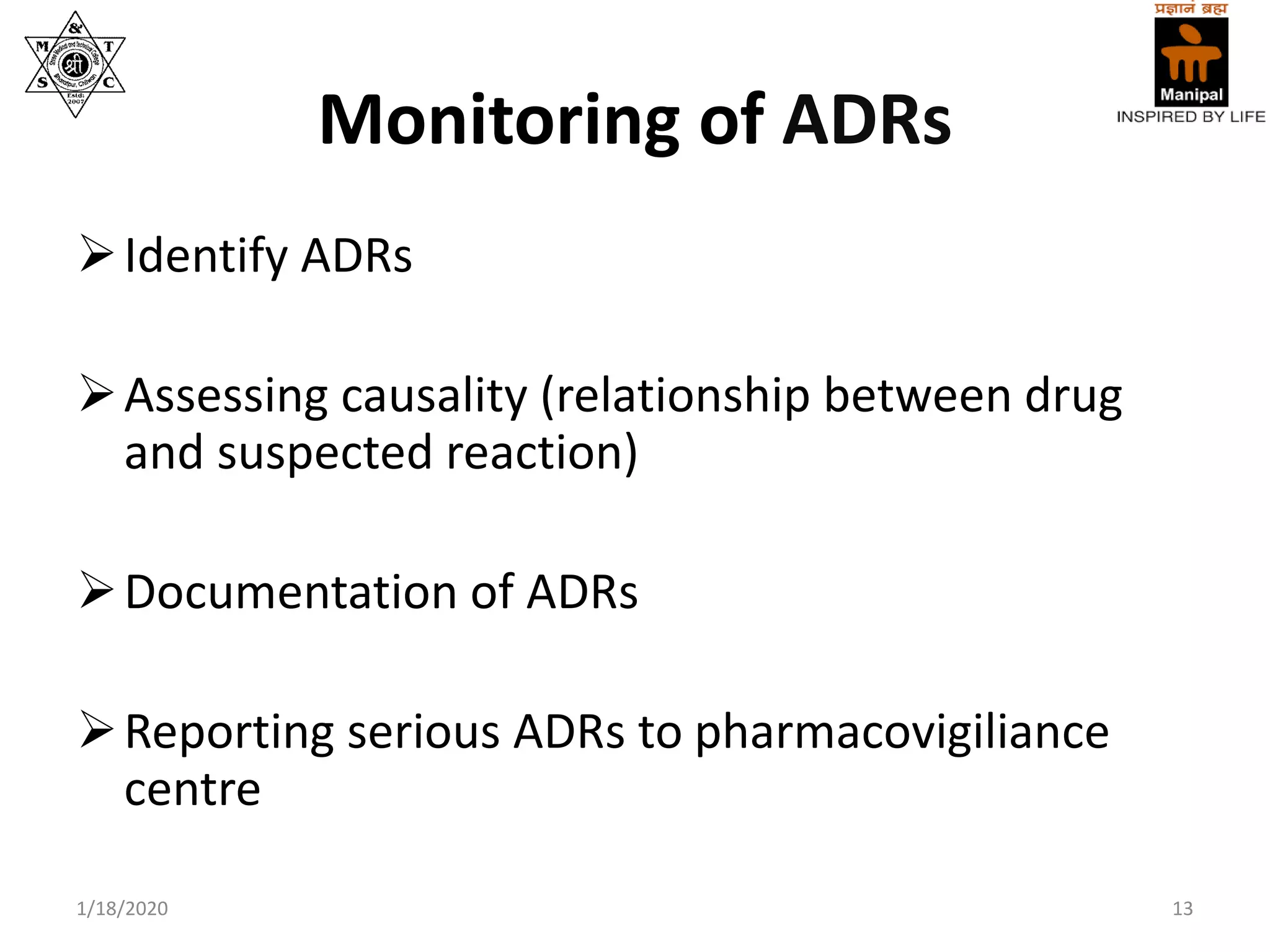 Adverse drug reaction and its types | PPTX