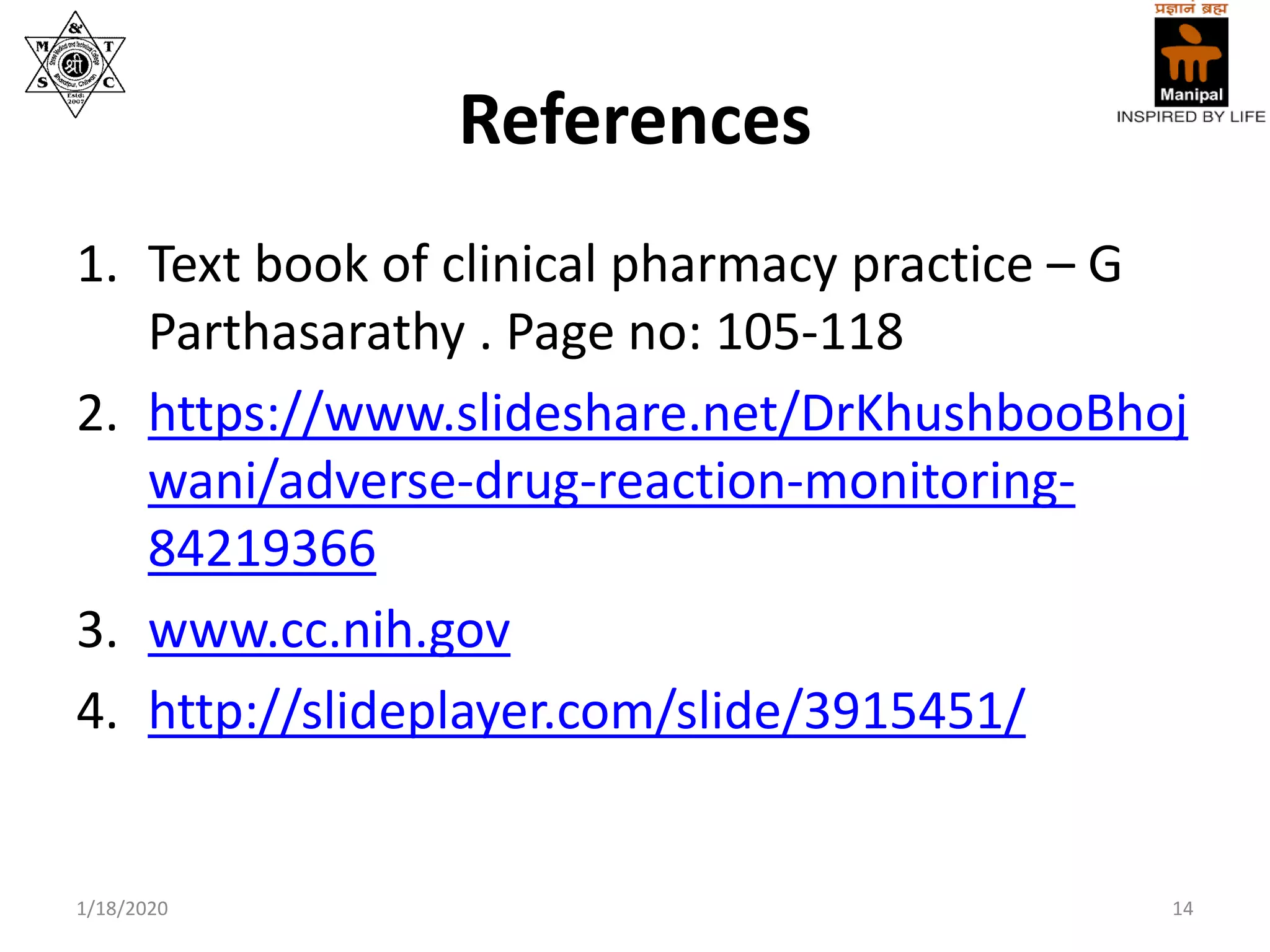 Adverse drug reaction and its types | PPTX