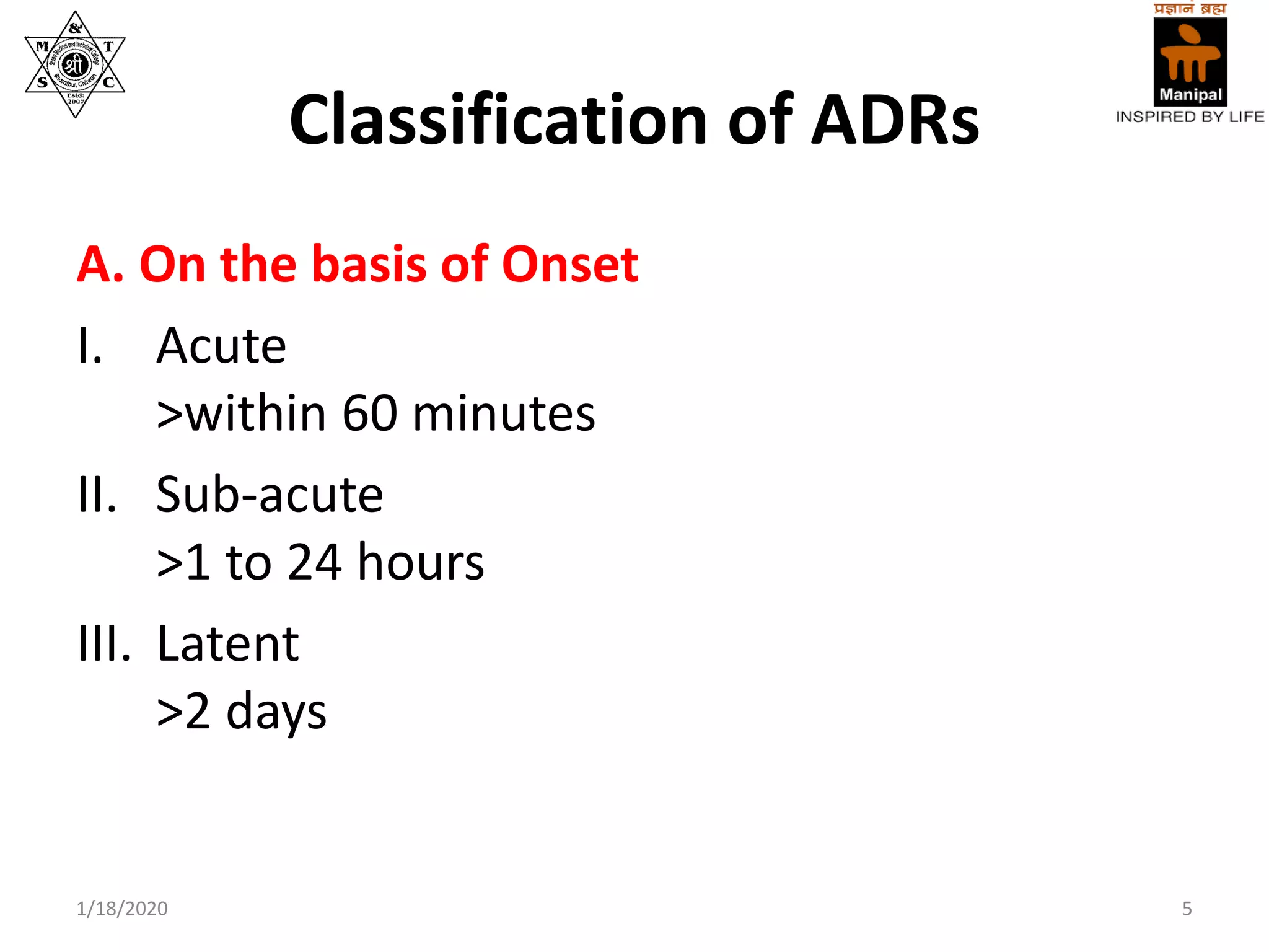 Adverse drug reaction and its types | PPTX
