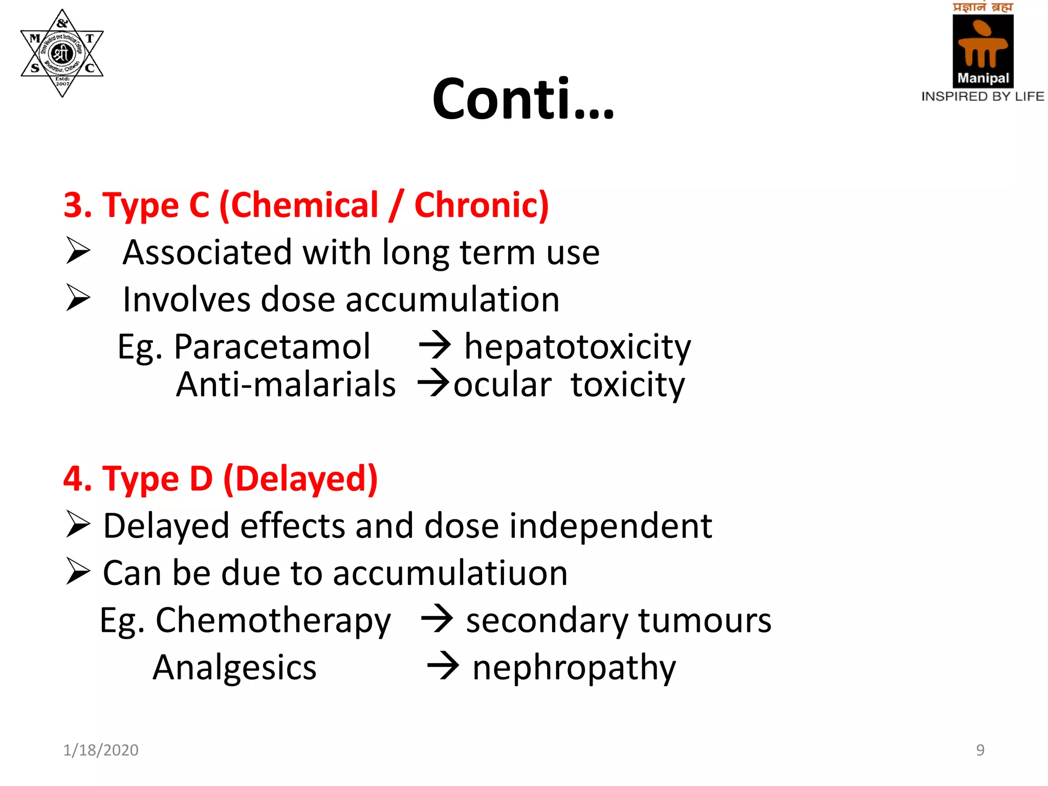 Adverse drug reaction and its types | PPTX
