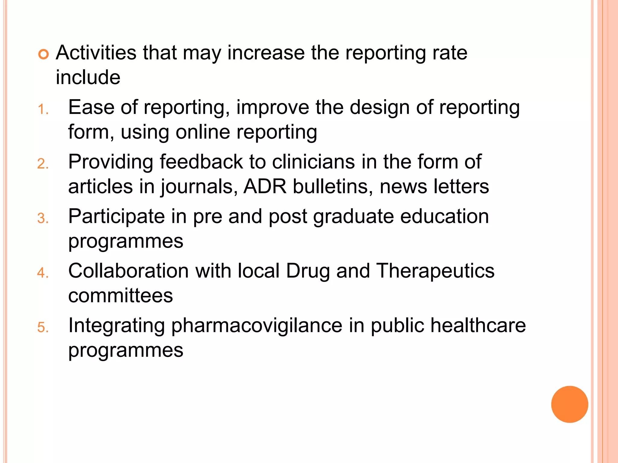 Adverse drug reaction monitoring and reporting | PPTX