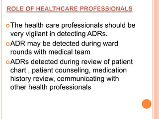 Adverse drug reaction monitoring and reporting | PPTX