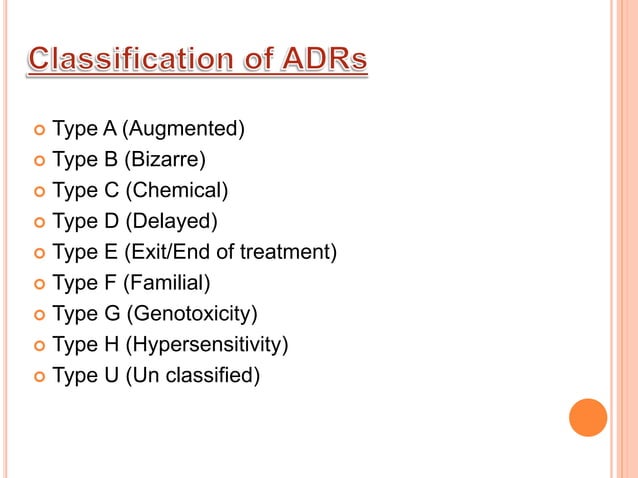 Adverse drug reaction monitoring and reporting