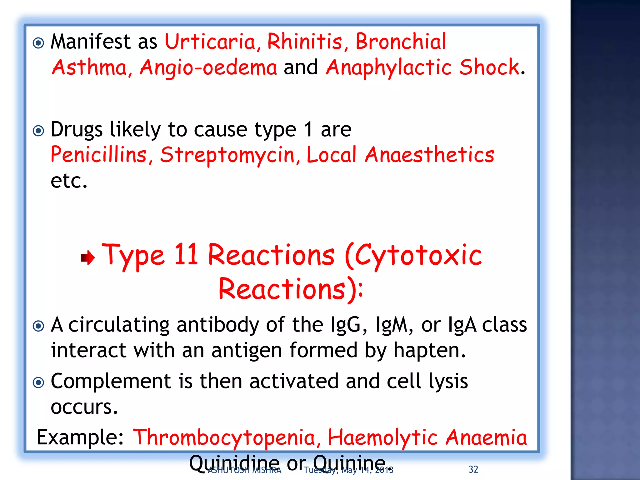 Adverse drug reactions | PPTX