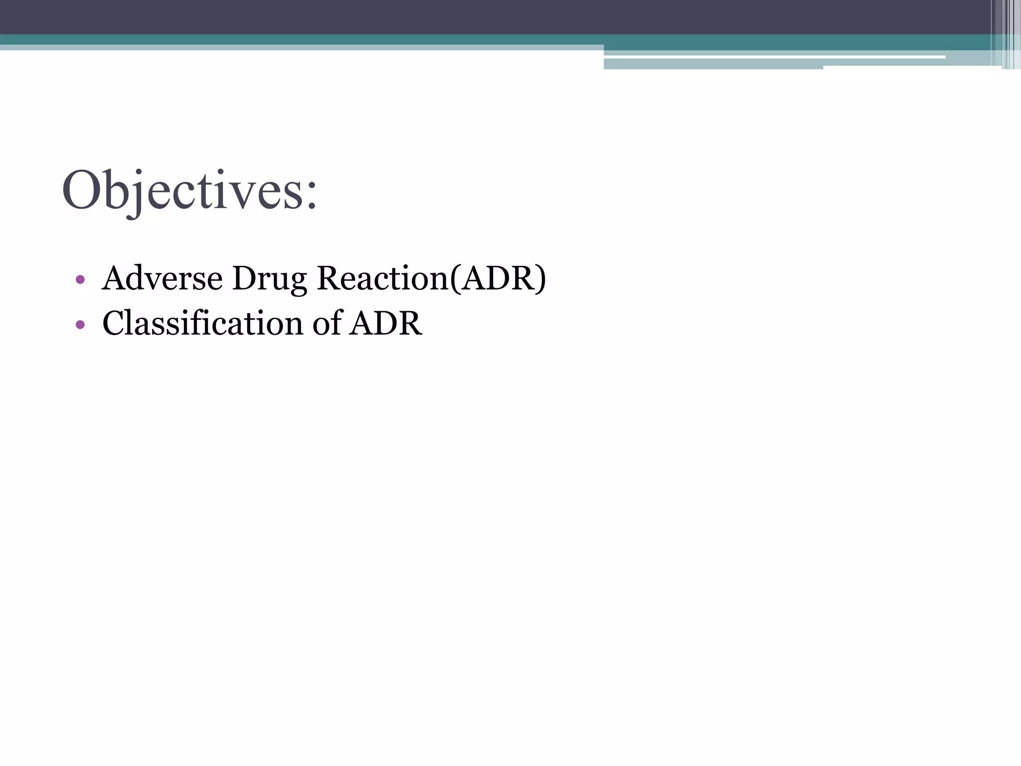 Adverse drug reactions | PPTX