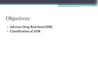 Adverse drug reactions | PPTX