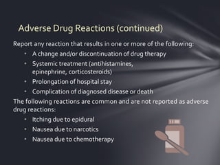 Adverse drug reactions | PPTX