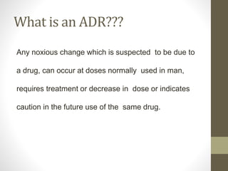 Adverse drug reactions | PPT