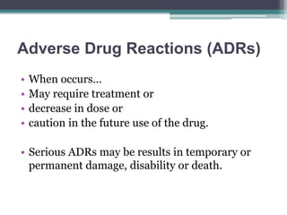 Adverse Drug Reactions (ADR) Introduction.pptx