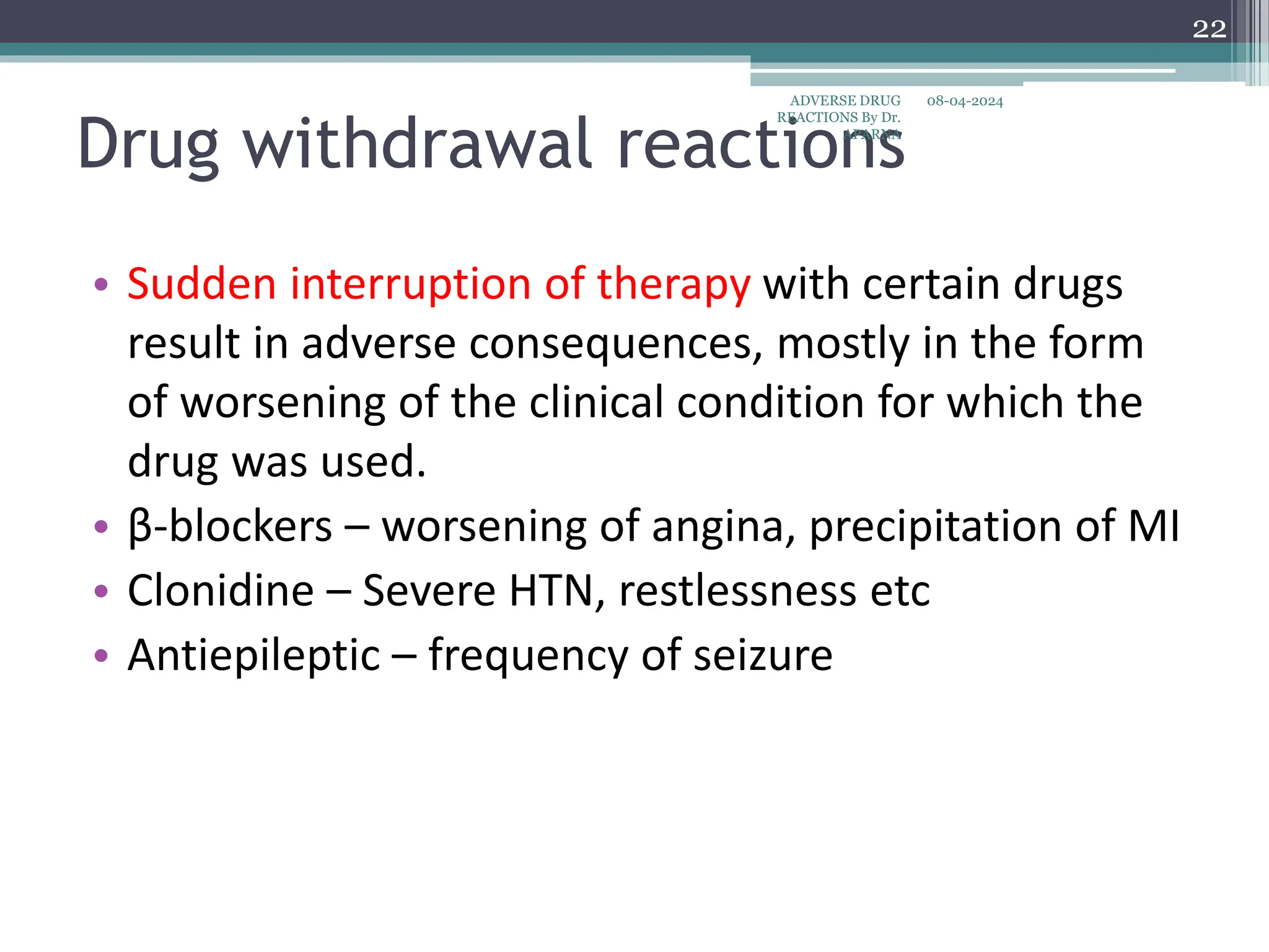 Adverse drug reactions.pptx and pharmacovigilance inayurveda | PPTX