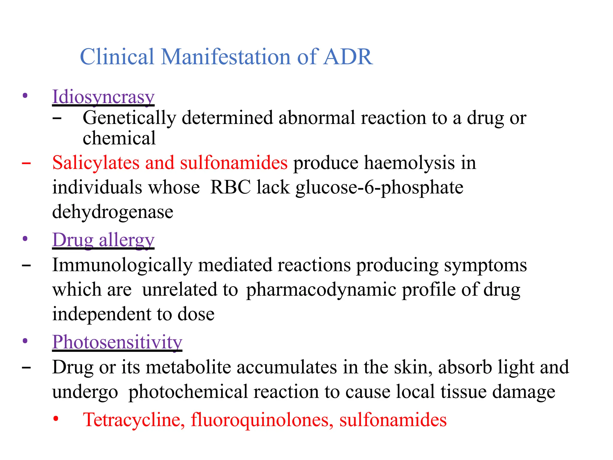 Adverse Drug Reactions.pptx 7th sem bpharm pharmacy practice | PPTX