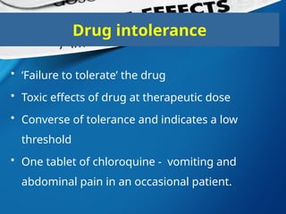 Adverse drug reactions department of pharmacy | PPT