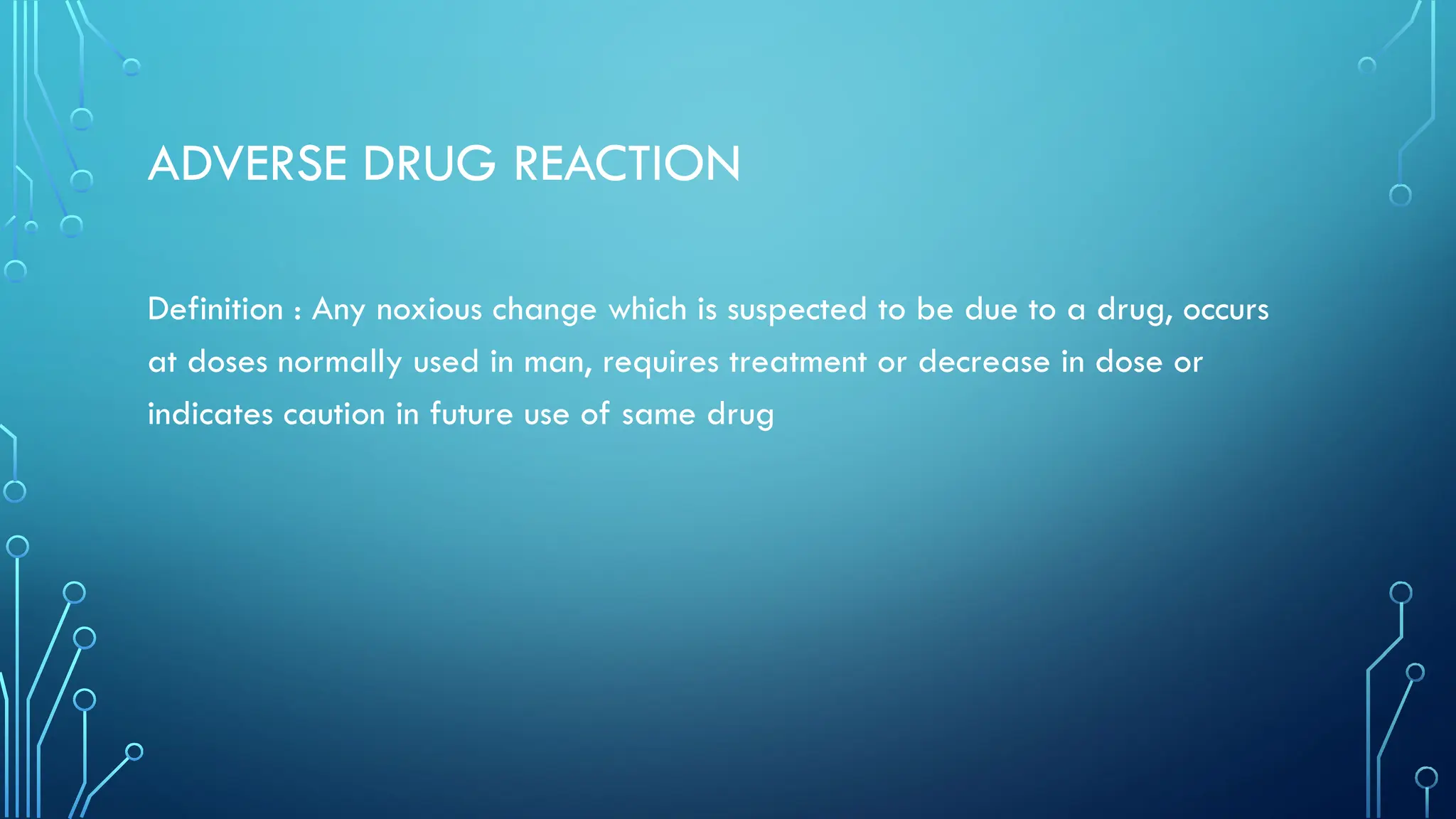 Adverse drug reactions . Clinical case scenarios, management and ...