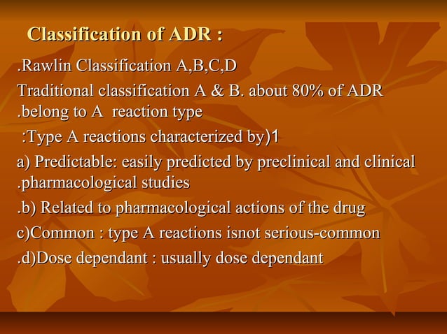 Adverse drug reactions (adr) | PPT