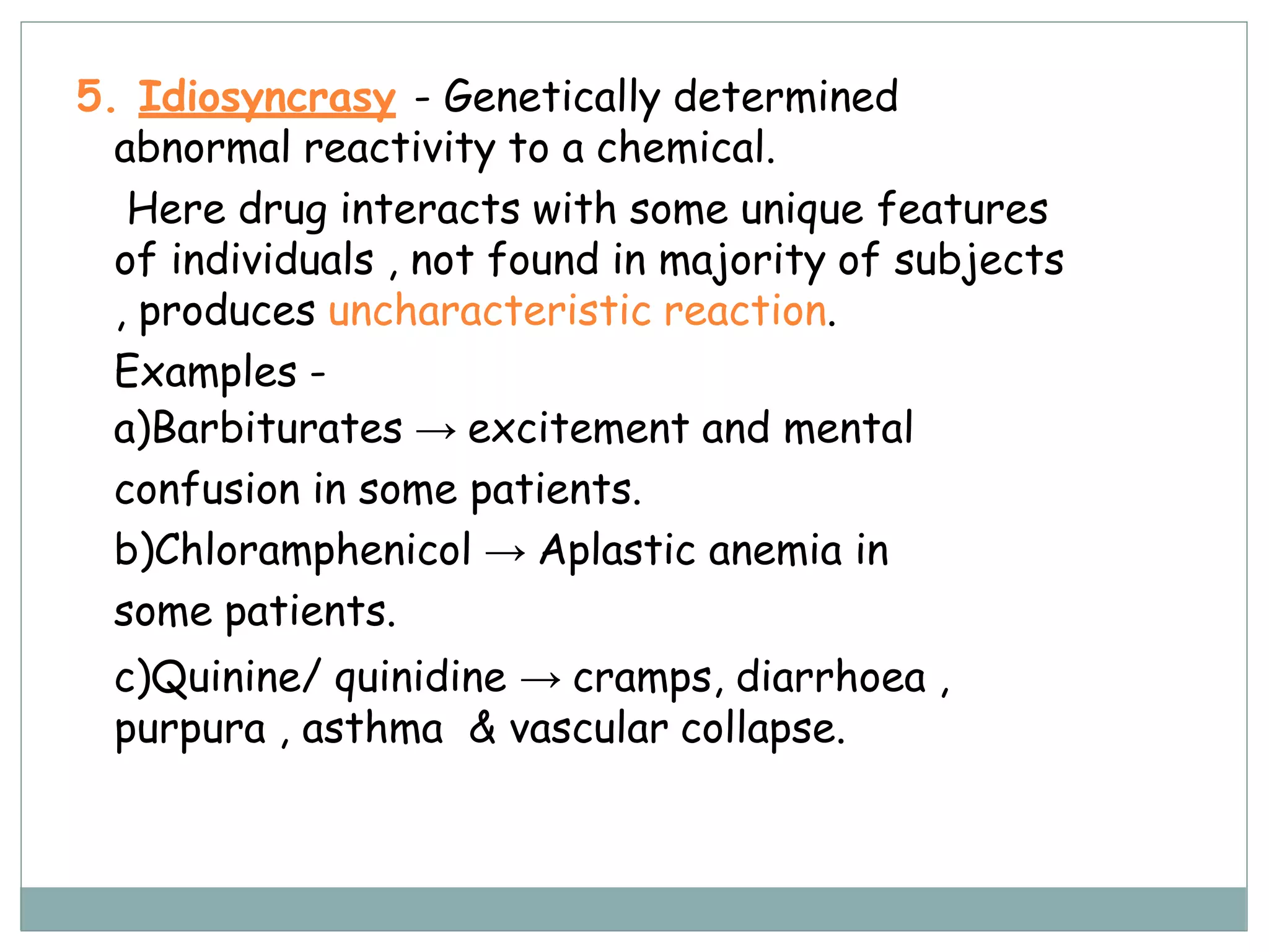Adverse drug reactions and drug interactions | PPTX