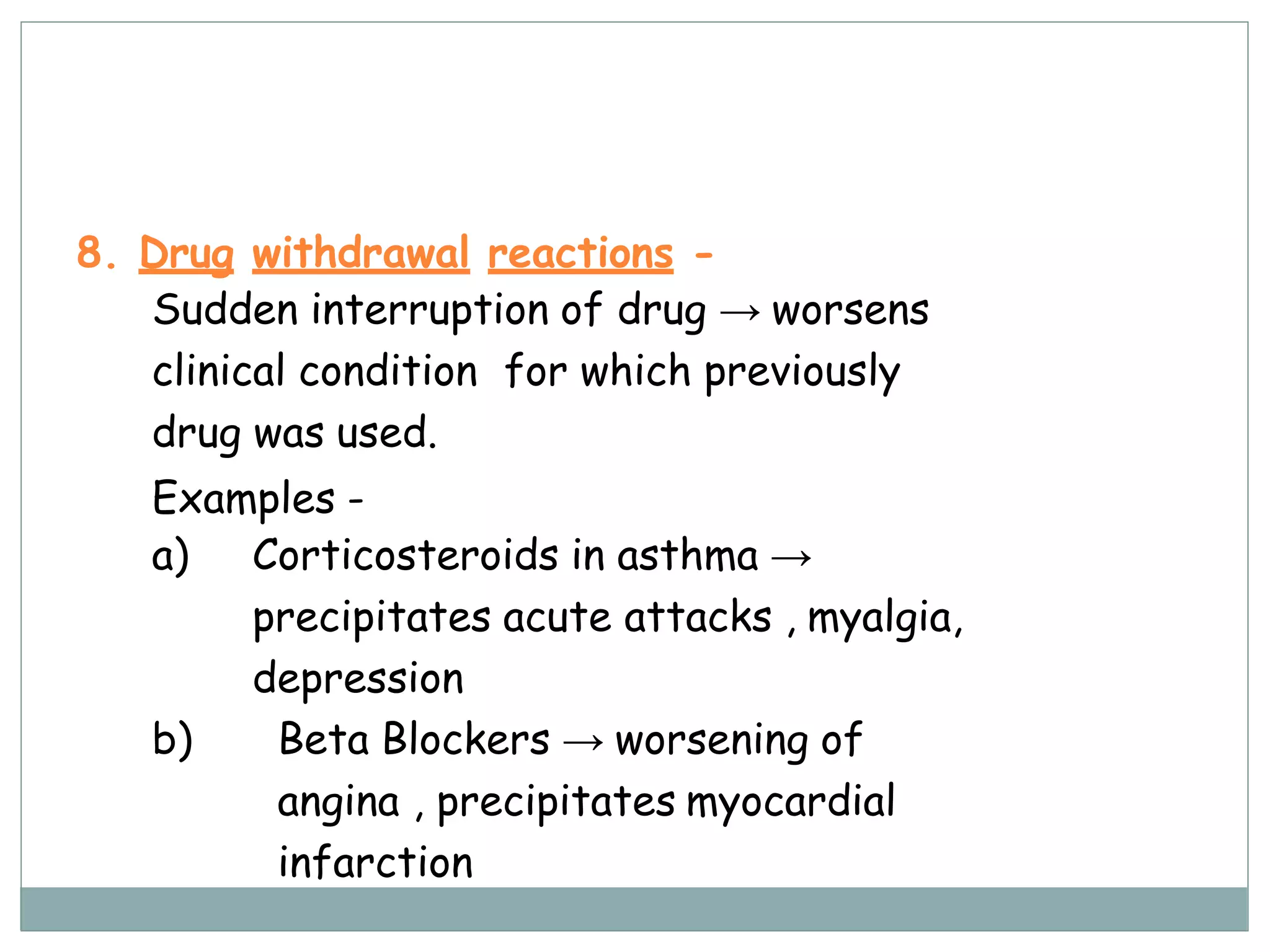 Adverse drug reactions and drug interactions | PPTX